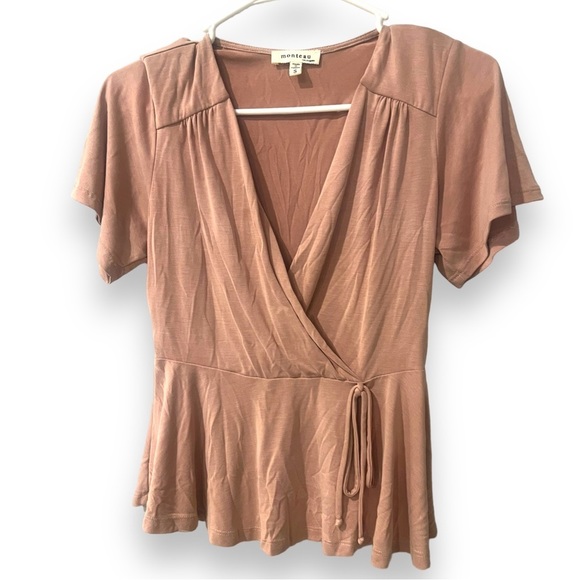 Monteau | Tops | Monteau Blush Pink Baby Doll Top | Poshmark